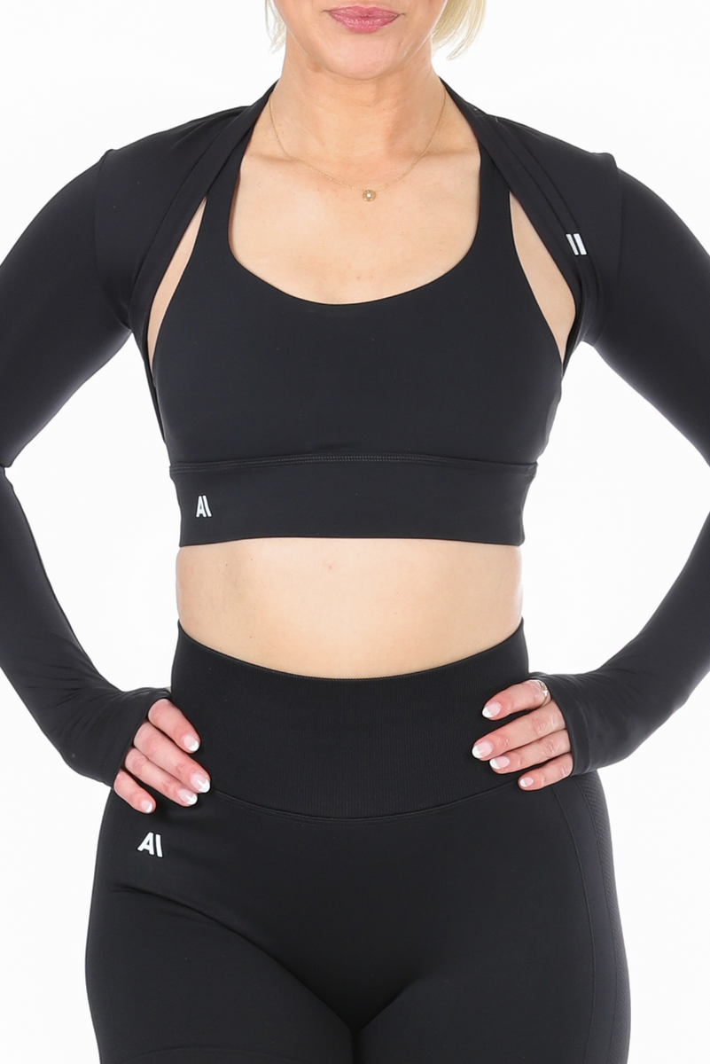 Artemis Essentials Bolero Black – Artemis Active